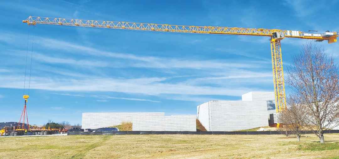 Potain MDT 809 Tower Cranes Anchor D.C. Projects | Crane Hot Line