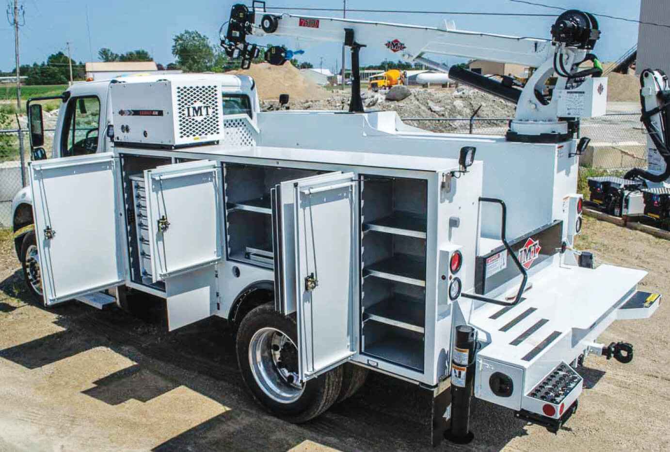 IMT Showcases Electric and Hybrid Service Truck Innovations | Crane Hot ...