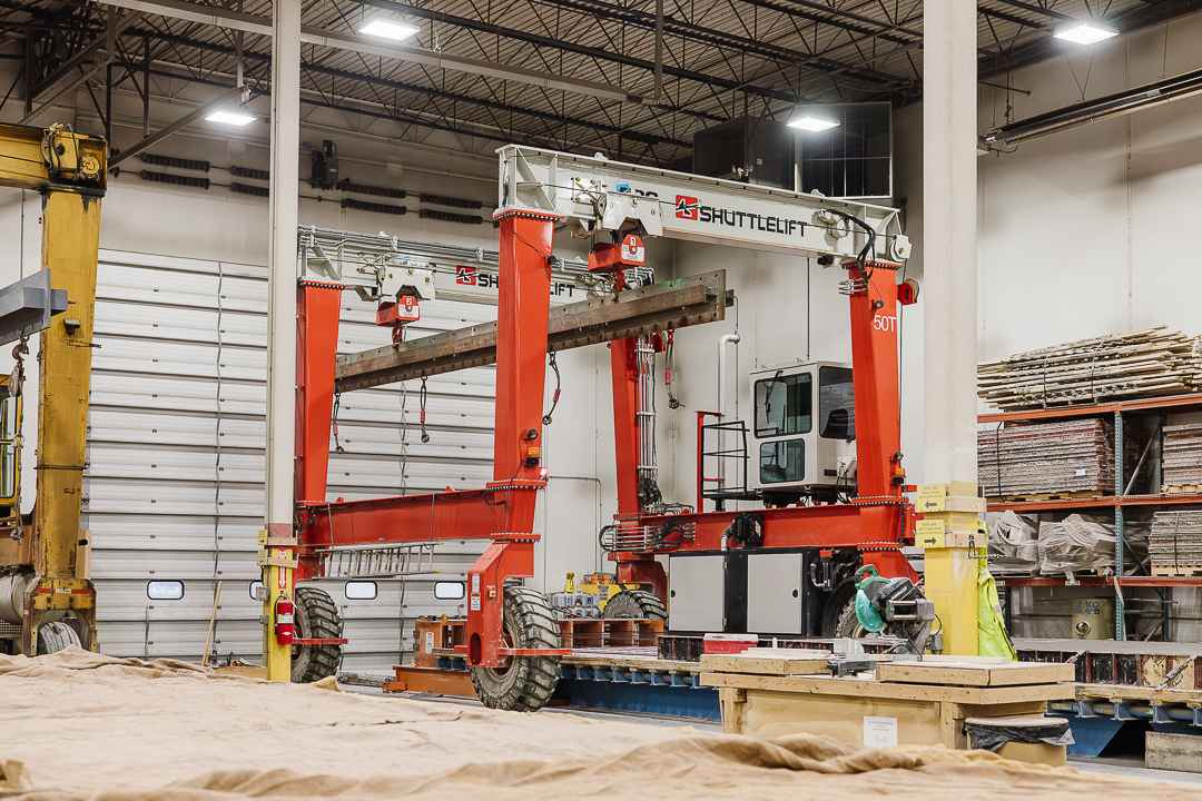 Advanced Precast Adds Shuttlelift DB50 Gantry Crane | Crane Hot Line